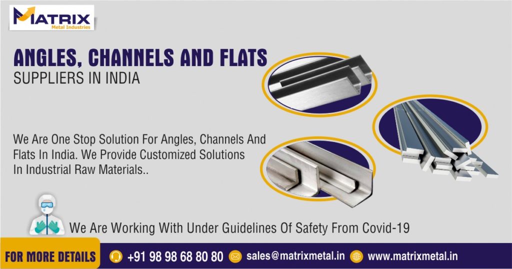 SS Angles, Channels, and Flats Manufacturer, Suppliers & Dealer in India